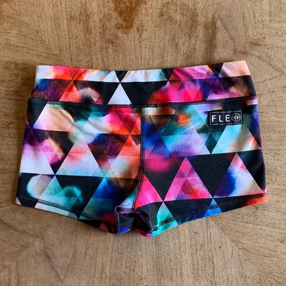 Fleo | Shorts | Fleo X Dndl Kaladascope Eyes Shorts | Poshmark